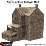 Slums of Flea Bottom No2 - Printable Scenery