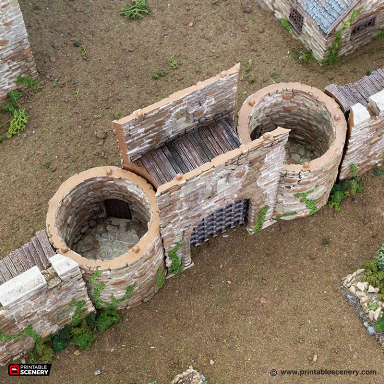 The Royal Gate Printable Scenery