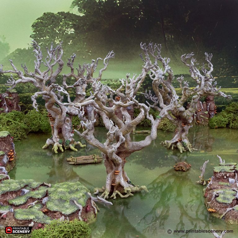 Wildwood Trees - Printable Scenery
