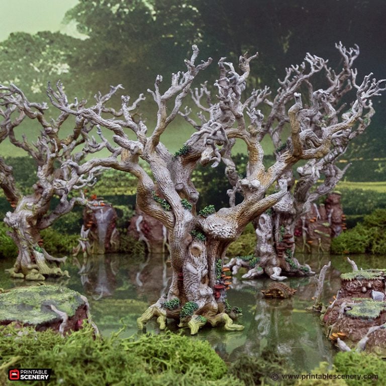 Wildwood Trees - Printable Scenery