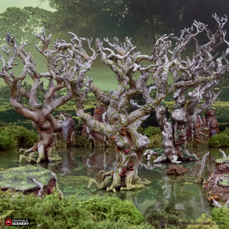 Wildwood Trees - Printable Scenery