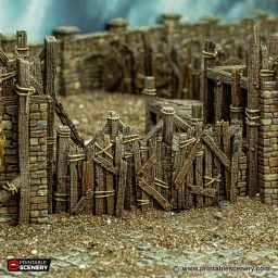 Ramshackle Ramparts - Printable Scenery