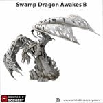 Swamp Dragon Awakes & Prisoners Bundle - Printable Scenery