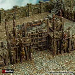 The Gates of Ramshackle - Printable Scenery