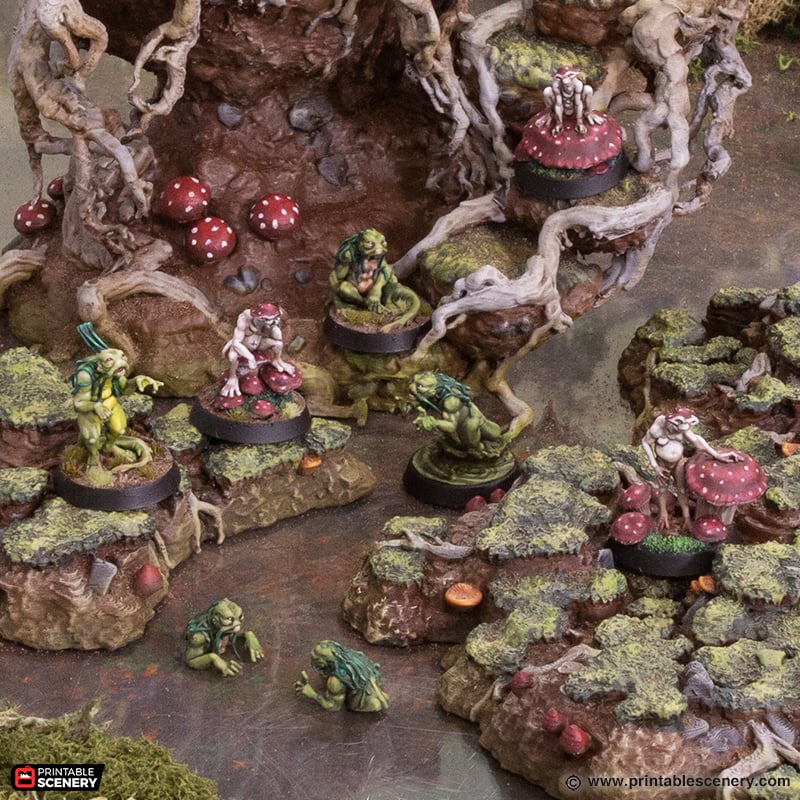 Nixies - Printable Scenery