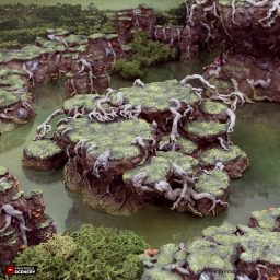 Swamp Hillocks - Printable Scenery