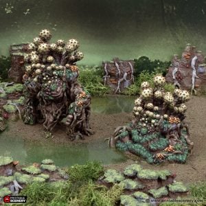 Death Marsh Mounds - Printable Scenery