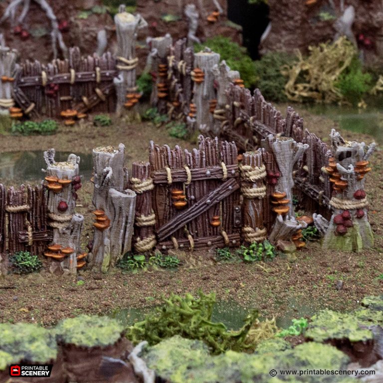 Wildwood Fences - Printable Scenery
