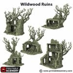 Wildwood Ruins - Printable Scenery