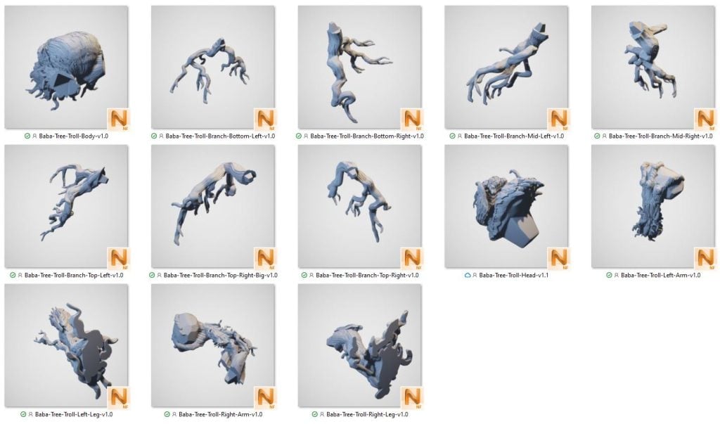 Tree Trolls - Printable Scenery