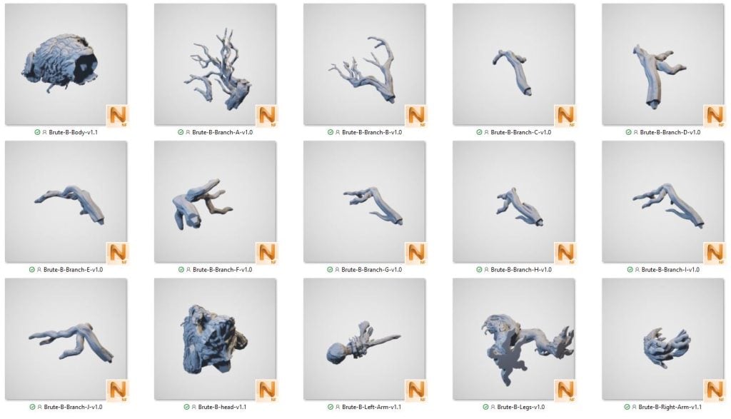 Tree Brutes - Printable Scenery