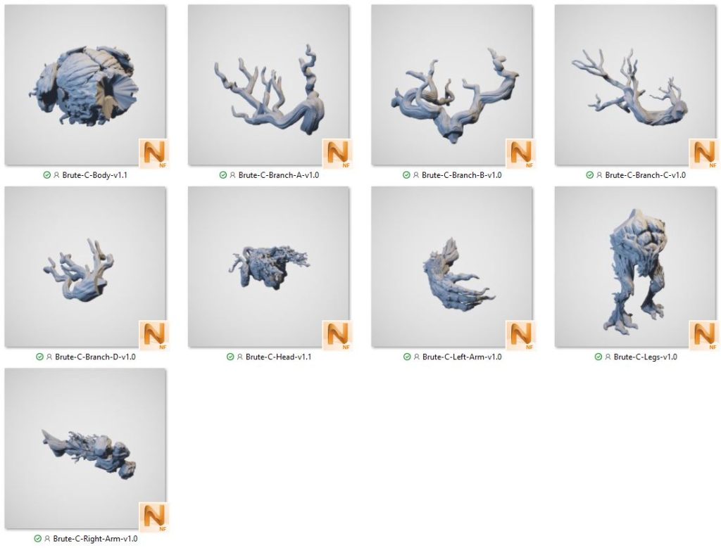 Tree Brutes - Printable Scenery