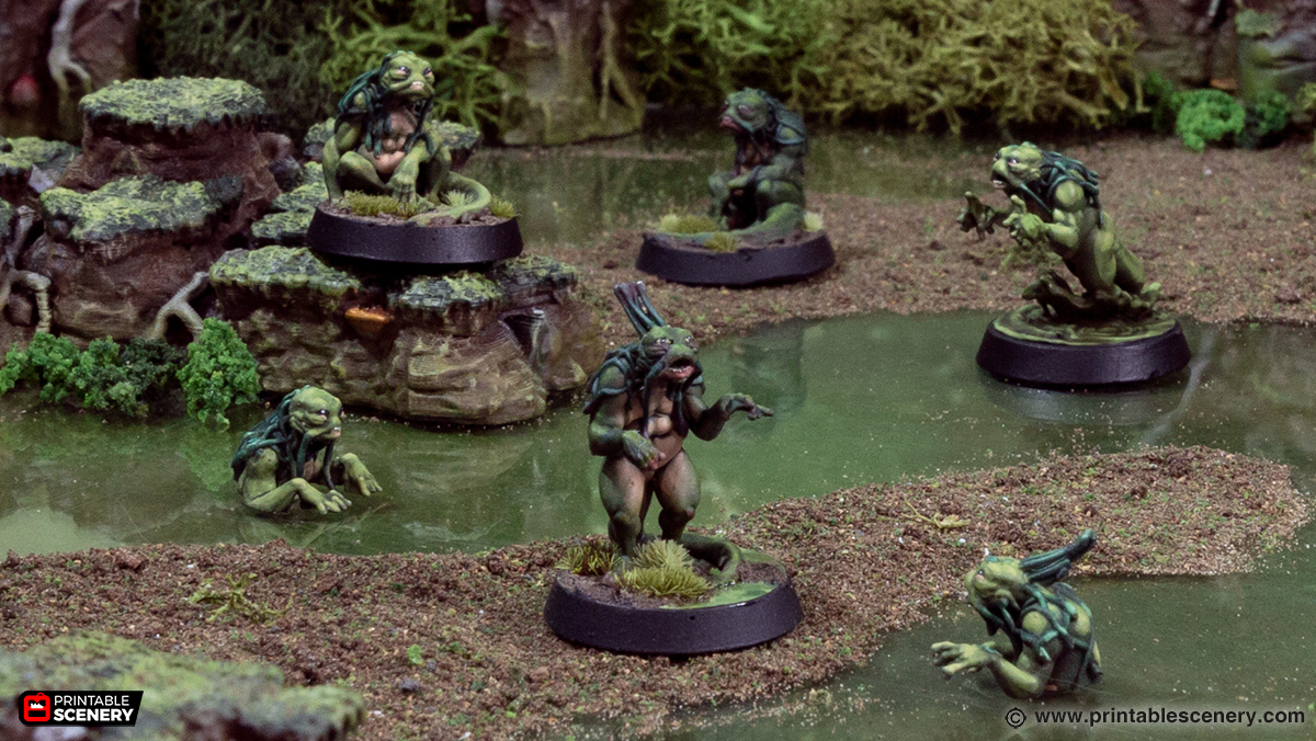 Nixies - Printable Scenery