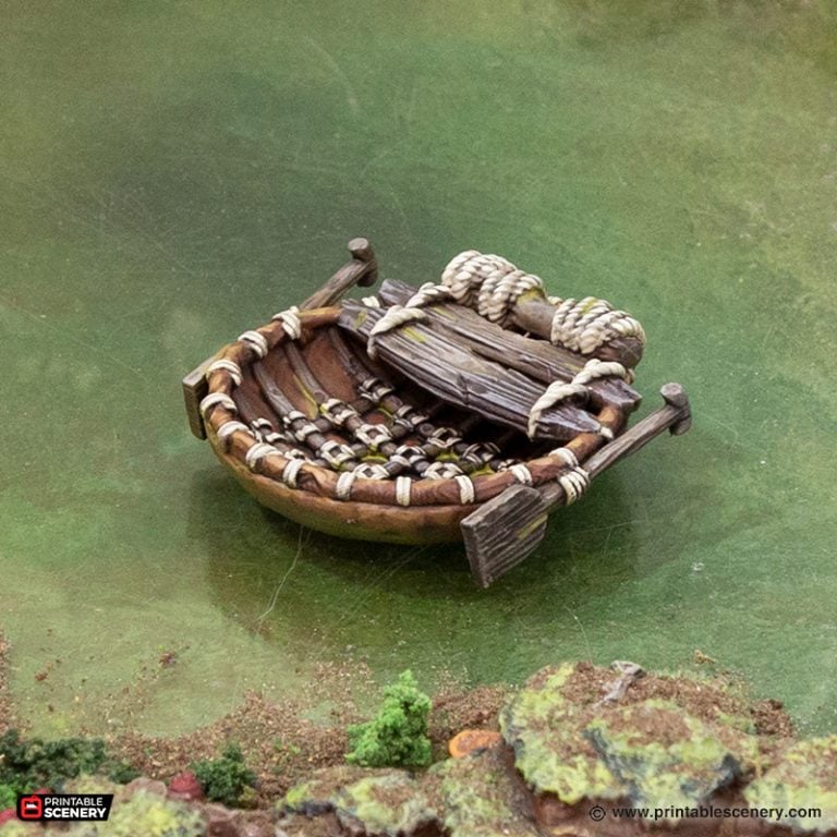 Swamp Boats - Printable Scenery