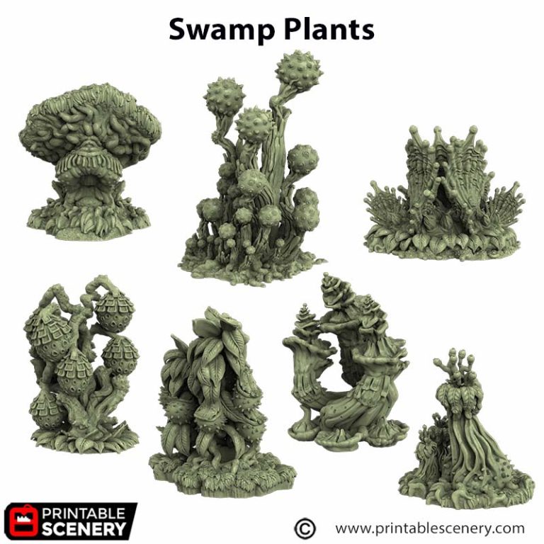 Swamp Plants - Printable Scenery
