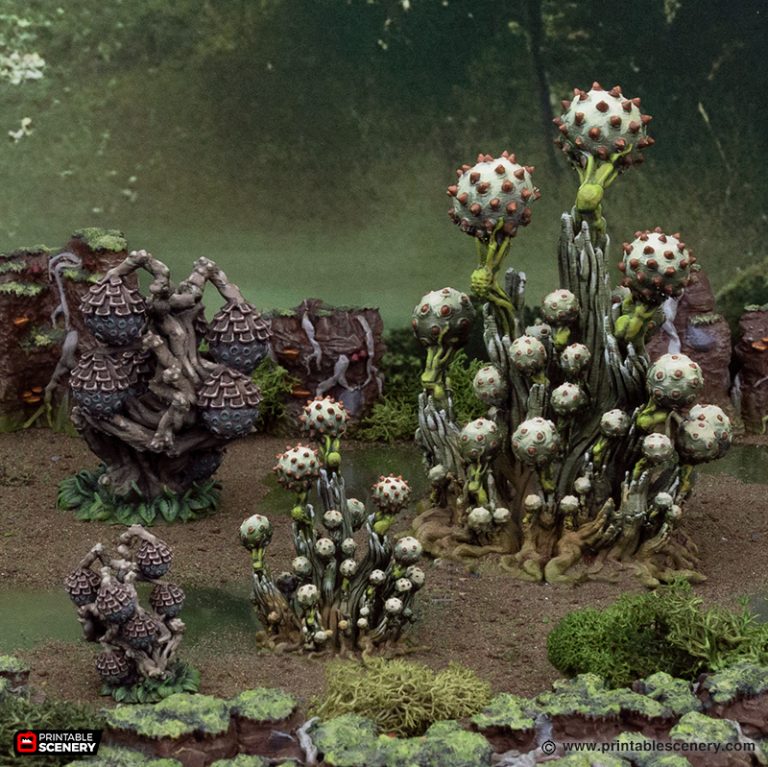 Swamp Plants - Printable Scenery