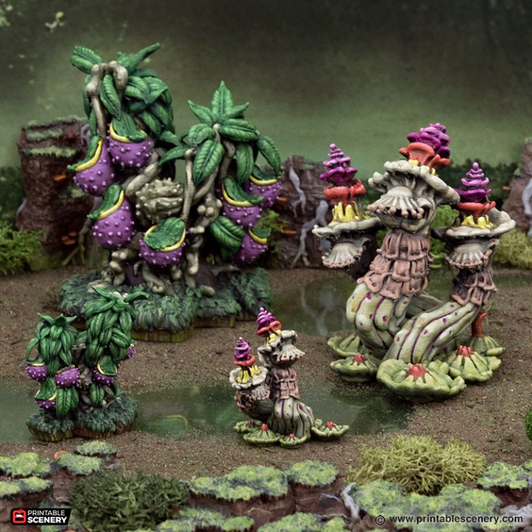 Swamp Plants - Printable Scenery