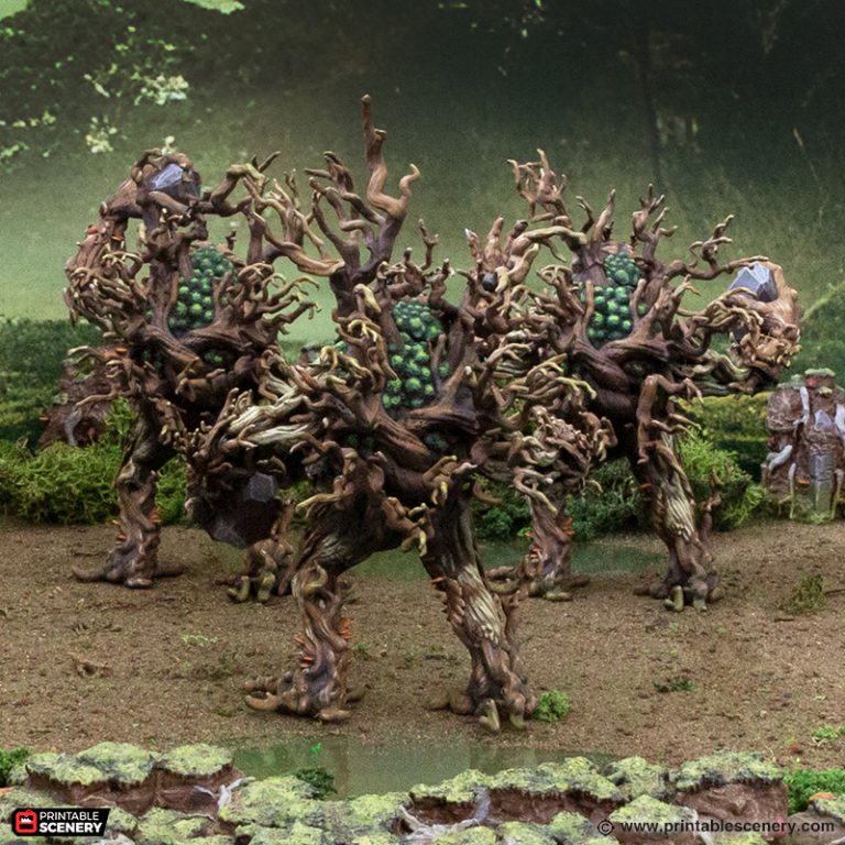 Tree Trolls - Printable Scenery