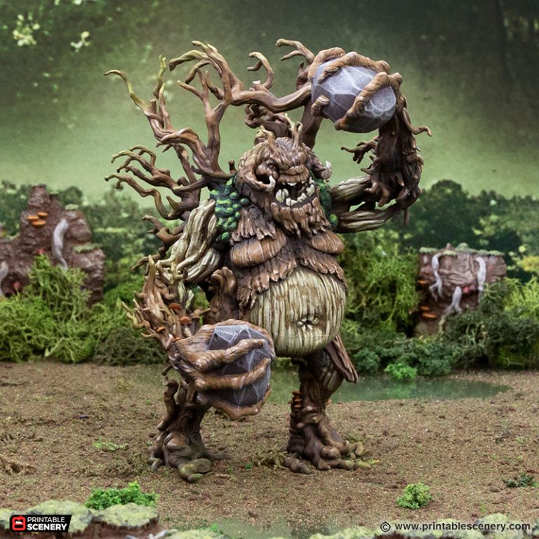 Tree Trolls - Printable Scenery