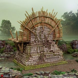 Bamboo Throne - Printable Scenery