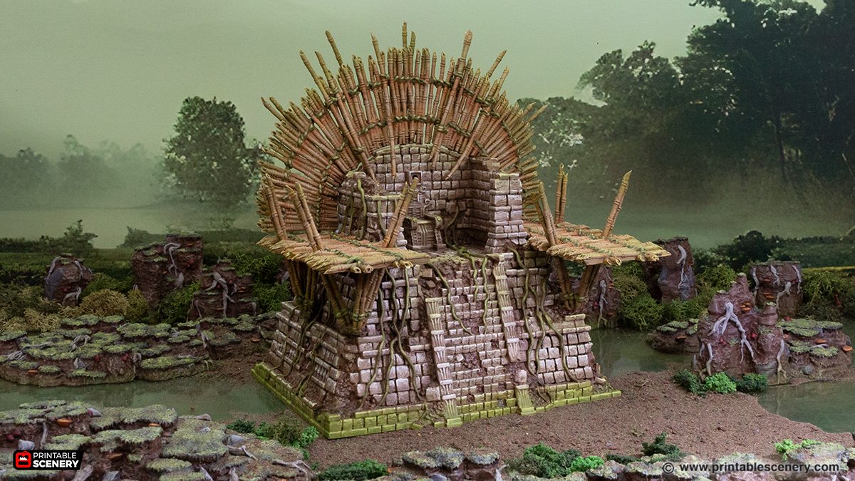 Bamboo Throne - Printable Scenery
