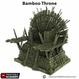 Bamboo Throne - Printable Scenery
