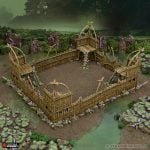 Bamboo Temple - Printable Scenery