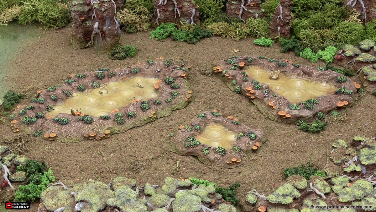 Bogs of Ever Stench - Printable Scenery