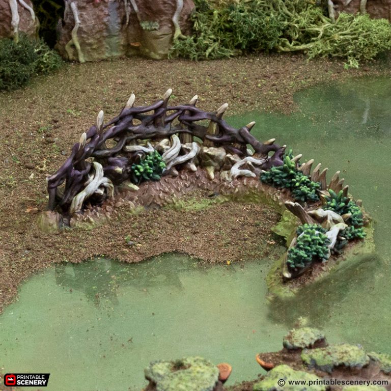 Dragon Carcass - Printable Scenery