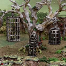 Hanging Cages - Printable Scenery