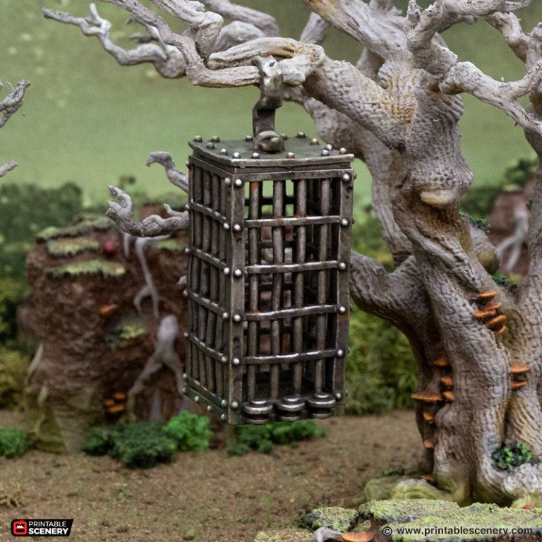 Hanging Cages - Printable Scenery