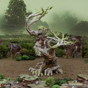 Heartwood Tree Creatures - Printable Scenery