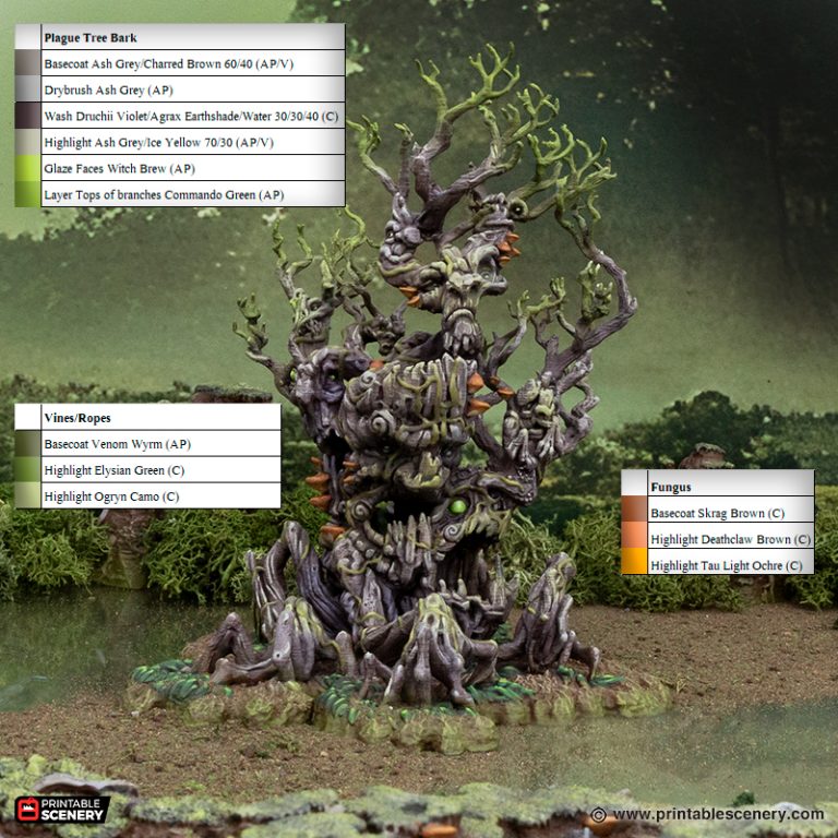 Plague Tree - Printable Scenery