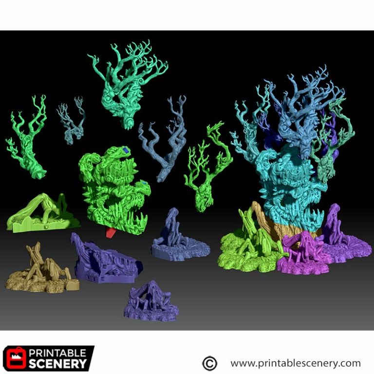 Plague Tree - Printable Scenery