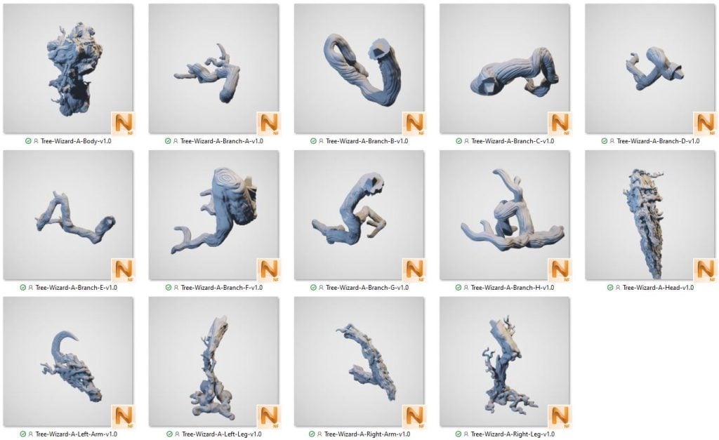 Tree Wizards - Printable Scenery