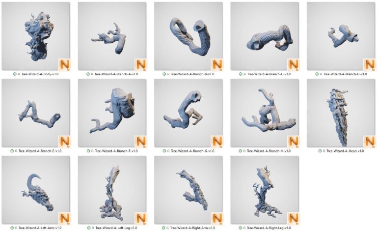 Tree Wizards - Printable Scenery