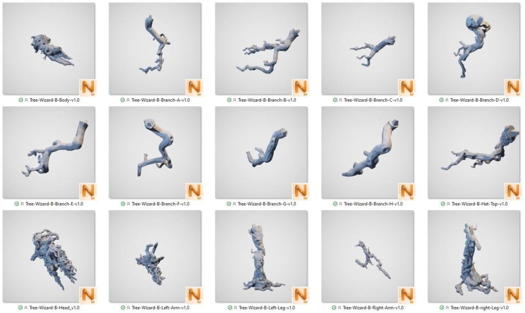 Tree Wizards - Printable Scenery