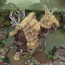 Swamp Wizards Hut - Printable Scenery