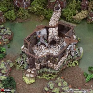 Swamp Wizards Hut - Printable Scenery