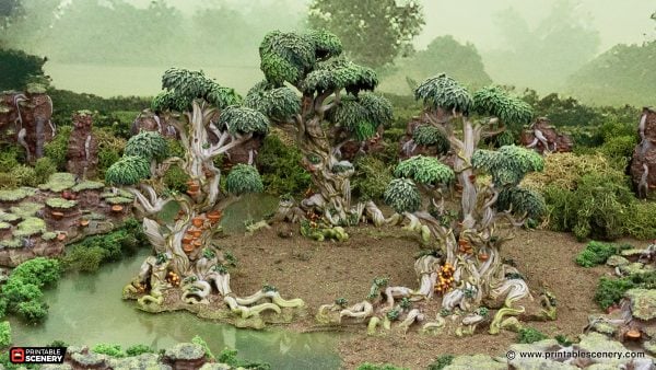 3D Printable Terrain - Printable Scenery