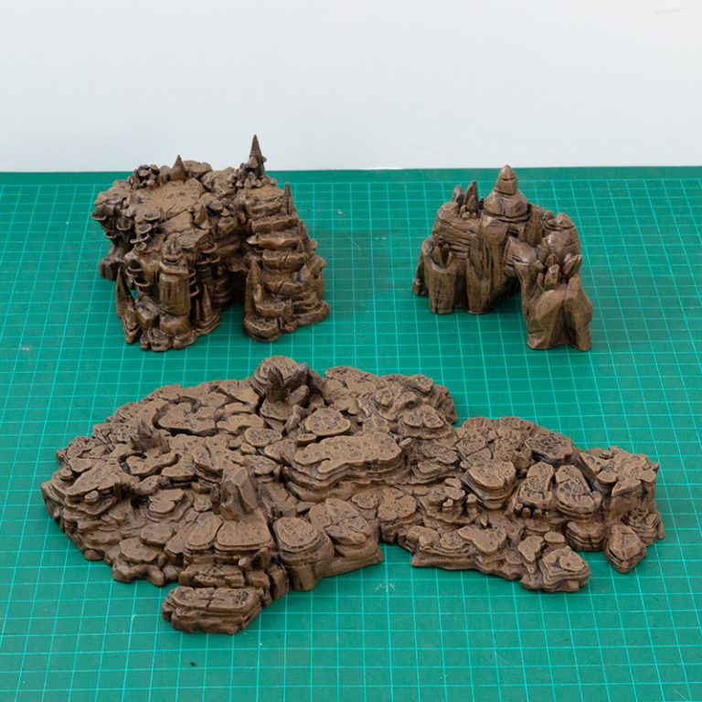 How to Paint the Goblin Grotto - Printable Scenery