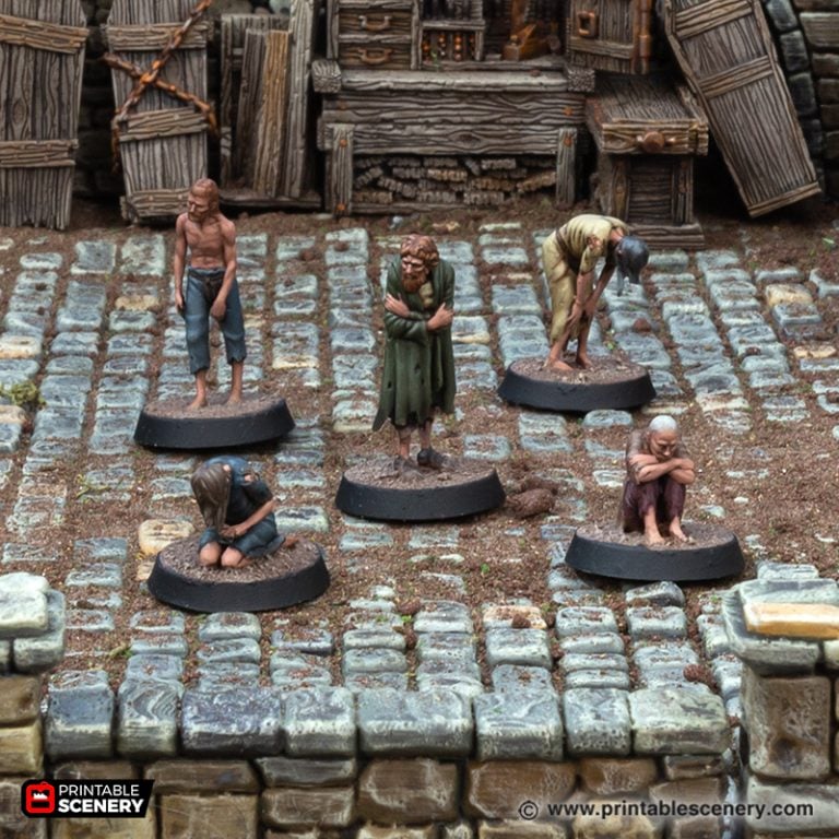 Corpse Piles - Printable Scenery
