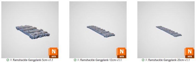 Ramshackle Gangplanks - Printable Scenery
