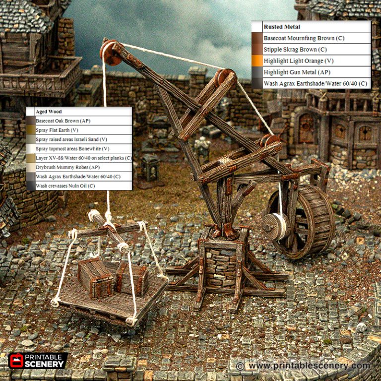 Crane - Printable Scenery