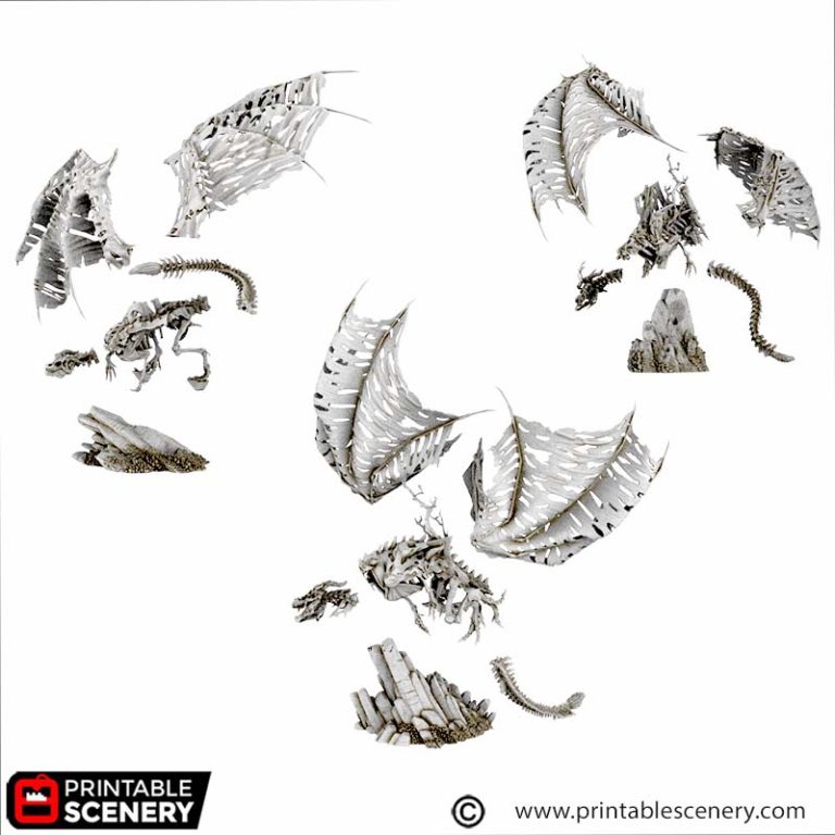 Swamp Dragon Awakes - Printable Scenery