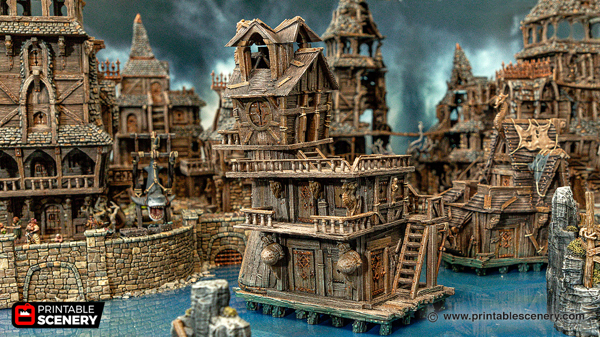 The Gunners Rickety Roost - Printable Scenery