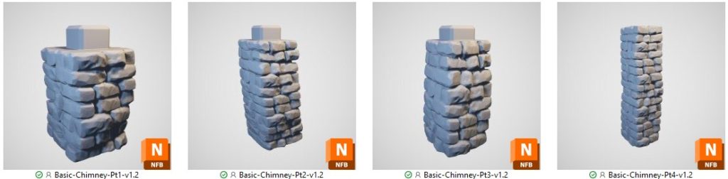 Chimney Options - Printable Scenery