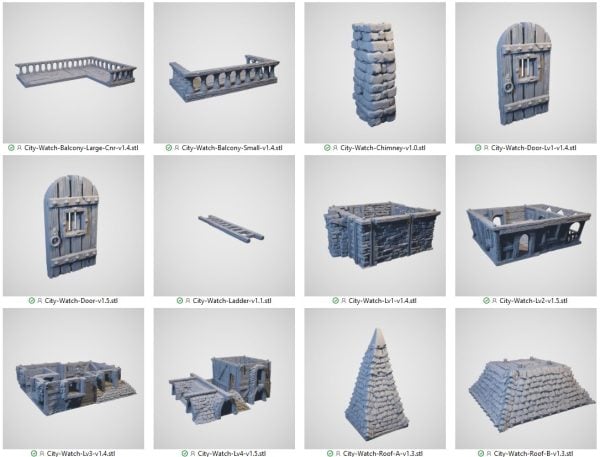 City Watch Headquarters - Printable Scenery