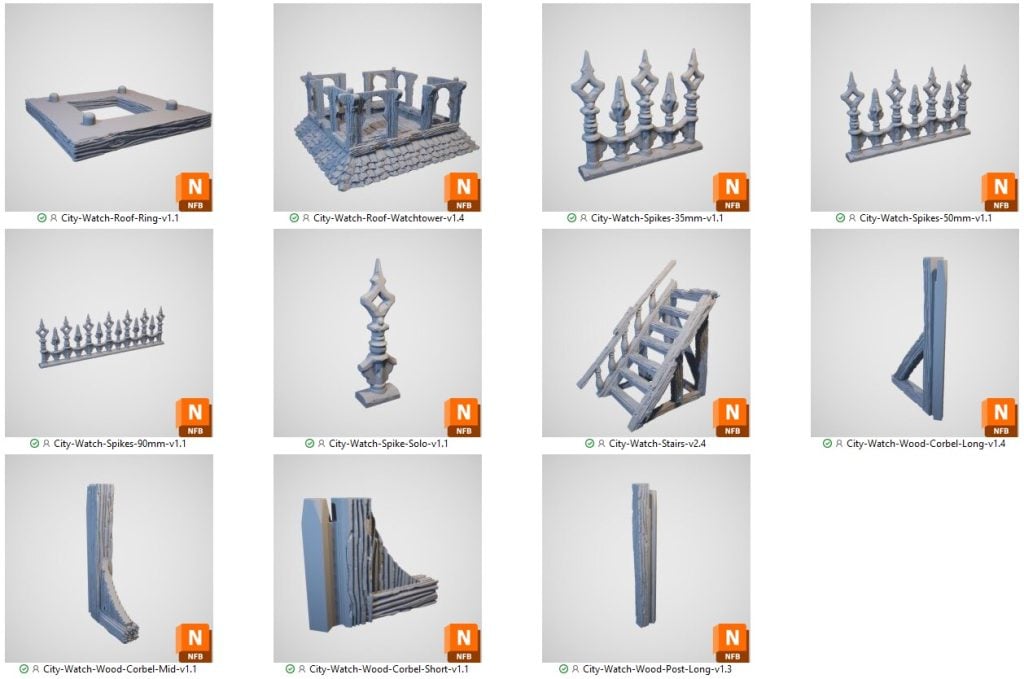 City Watch Headquarters - Printable Scenery