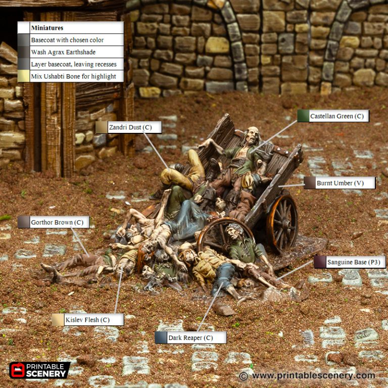 Corpse Piles - Printable Scenery